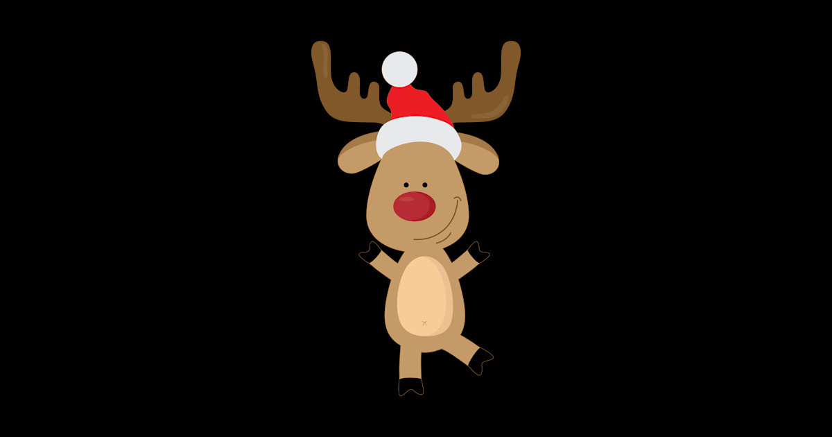 Dancing Rudolph Red Nosed Reindeer Merry Christmas - Christmas ...