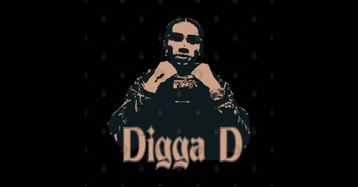Digga D Rapper designs - Digga D - Sticker | TeePublic
