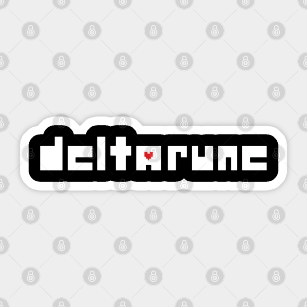 Deltarune Title - Deltarune - Sticker | TeePublic