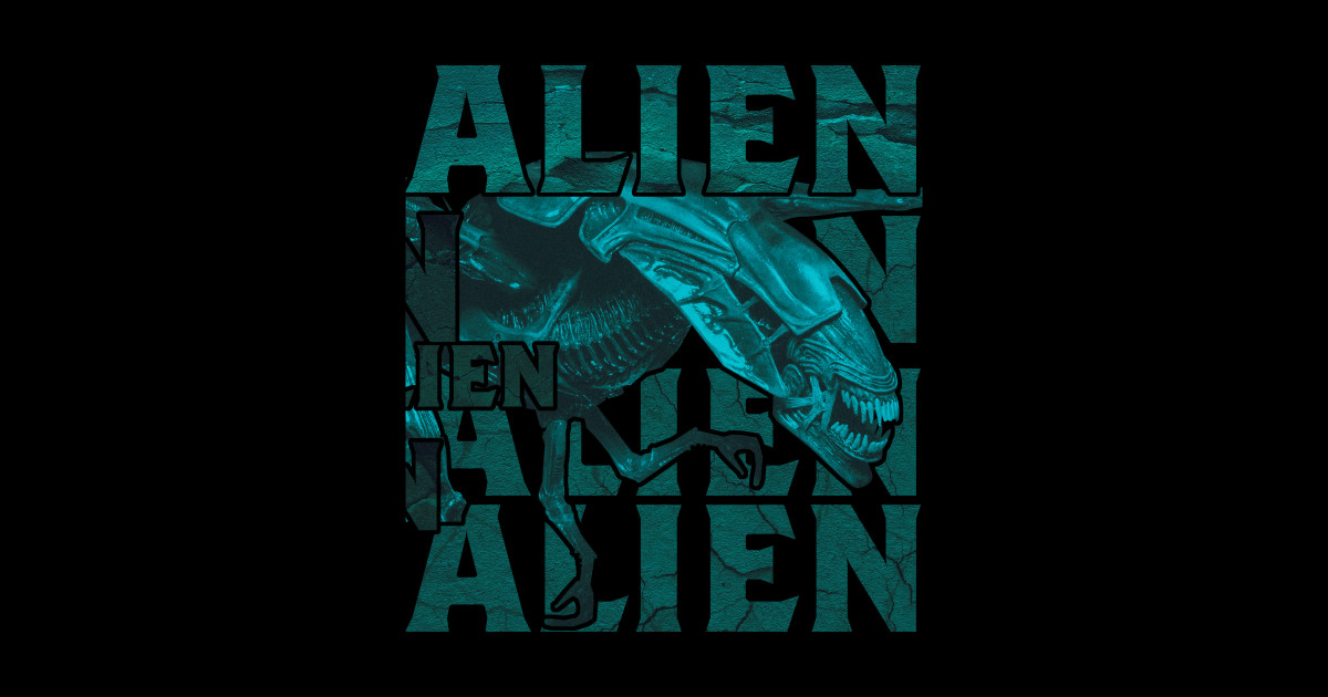 aliens 1986 vintage. 80s sci fi - Alien - Sticker | TeePublic