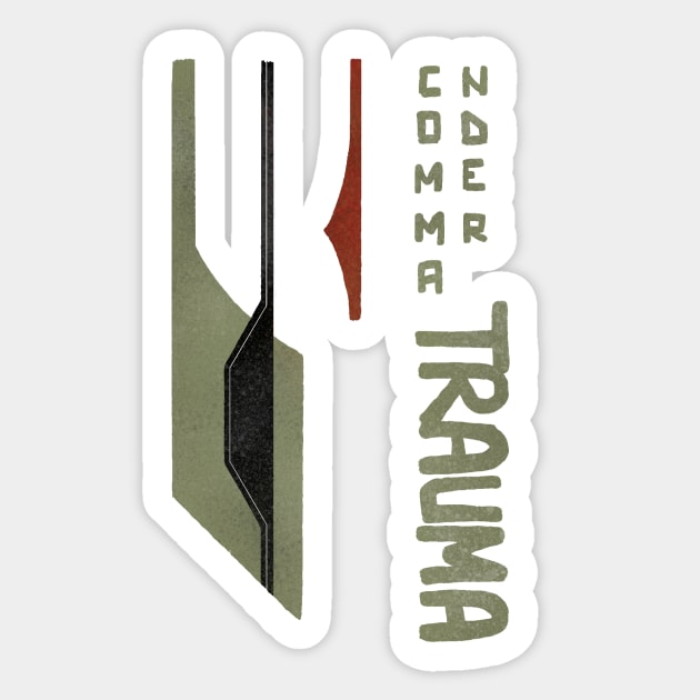 Commander Trauma v2 - The Clone Wars - Sticker | TeePublic
