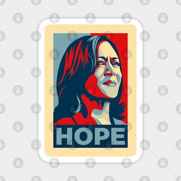 Kamala Harris: Hope - Kamala Harris - Magnet | TeePublic