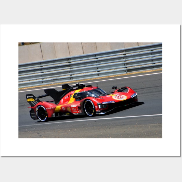 Ferrari 499P no51 24 Hours of Le Mans 2023 - Ferrari 499p - Posters and ...