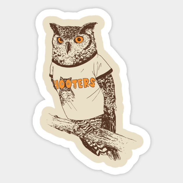 Original Hooter - Owl - Sticker | TeePublic
