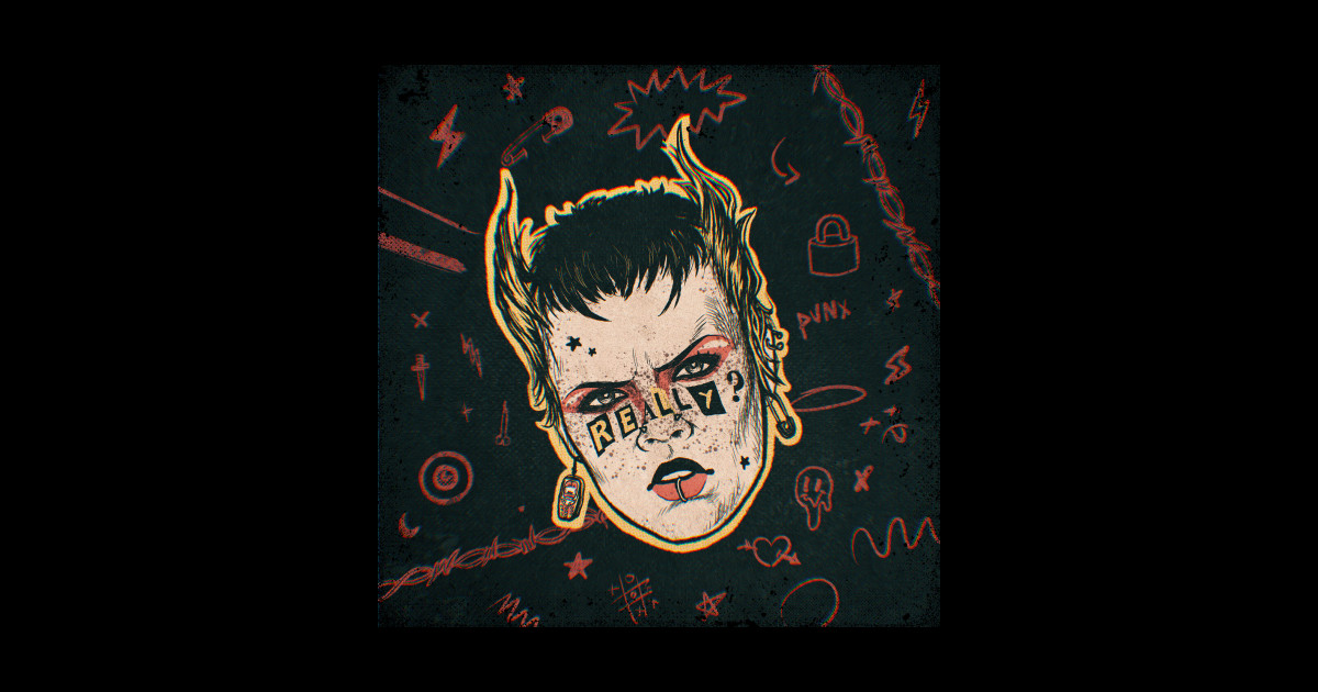 Really? Background - Really - Sticker | TeePublic