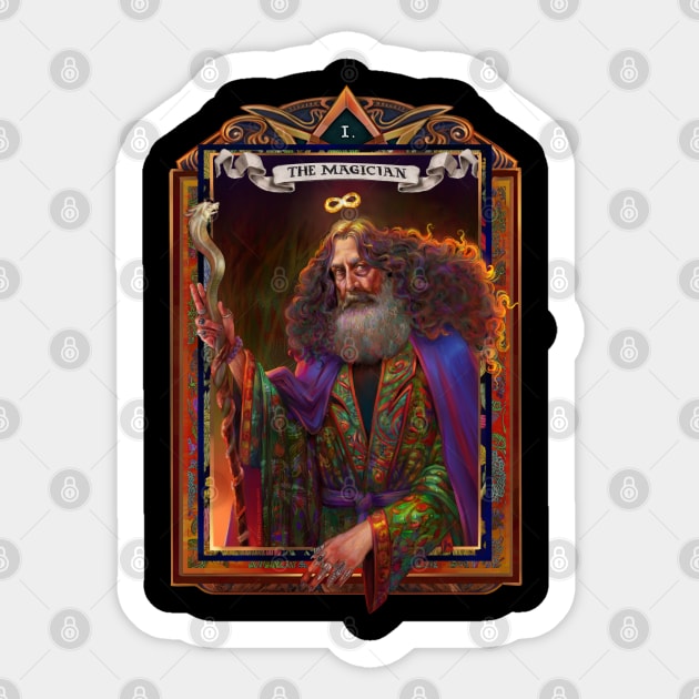 Alan Moore - The Magician Tarot - Alan Moore - Sticker | TeePublic