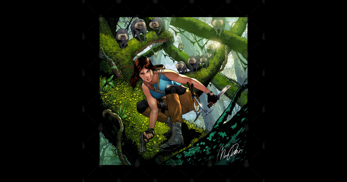 Lara Croft - Lara Croft - Sticker | TeePublic