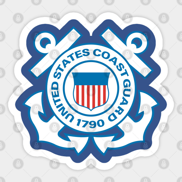 US coast guard emblem - Coast Guard Gift - Sticker | TeePublic