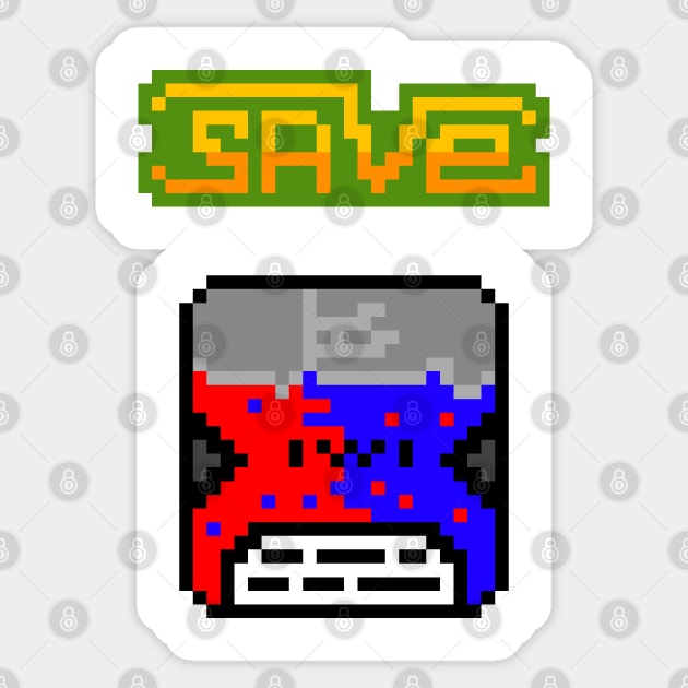 Save - Floppy Disks - Floppy Disks - Sticker | TeePublic