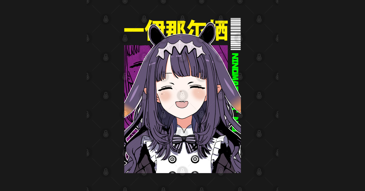 Ninomae Ina'nis Ina Wavy Hair - Hololive - T-Shirt | TeePublic