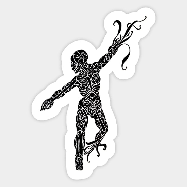Exoskeleton - Skeleton - Sticker | TeePublic