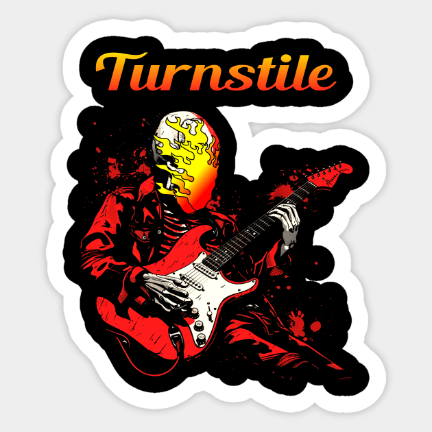 TURNSTILE BAND FAN ART - Turnstile Band Fan Art - Sticker | TeePublic