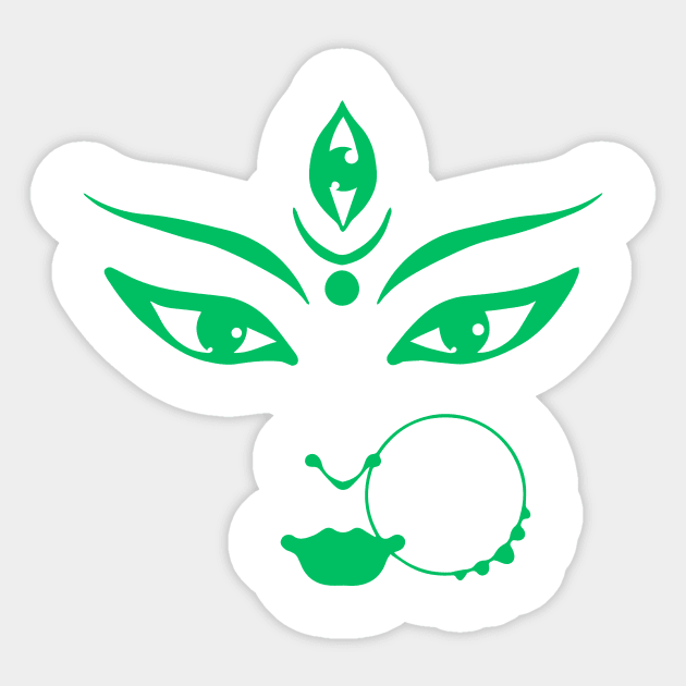 Indian Spiritual Devi Goddess - Feminine - Sticker | TeePublic