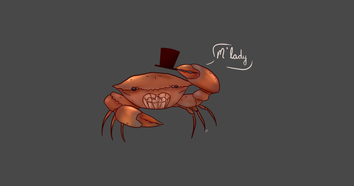 Fancy Crab - Crab - T-Shirt | TeePublic