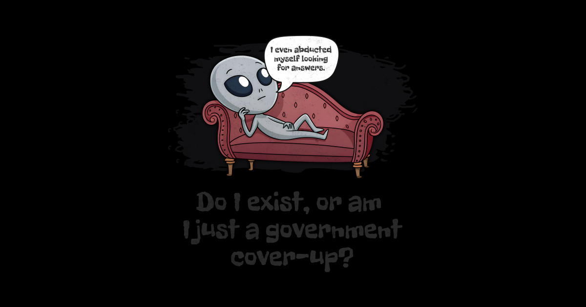 Alien on Therapy - Alien - Sticker | TeePublic