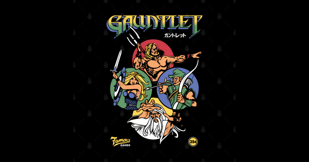 Gauntlet Arcade Gaming - Gauntlet Arcade Gaming - Posters and Art ...