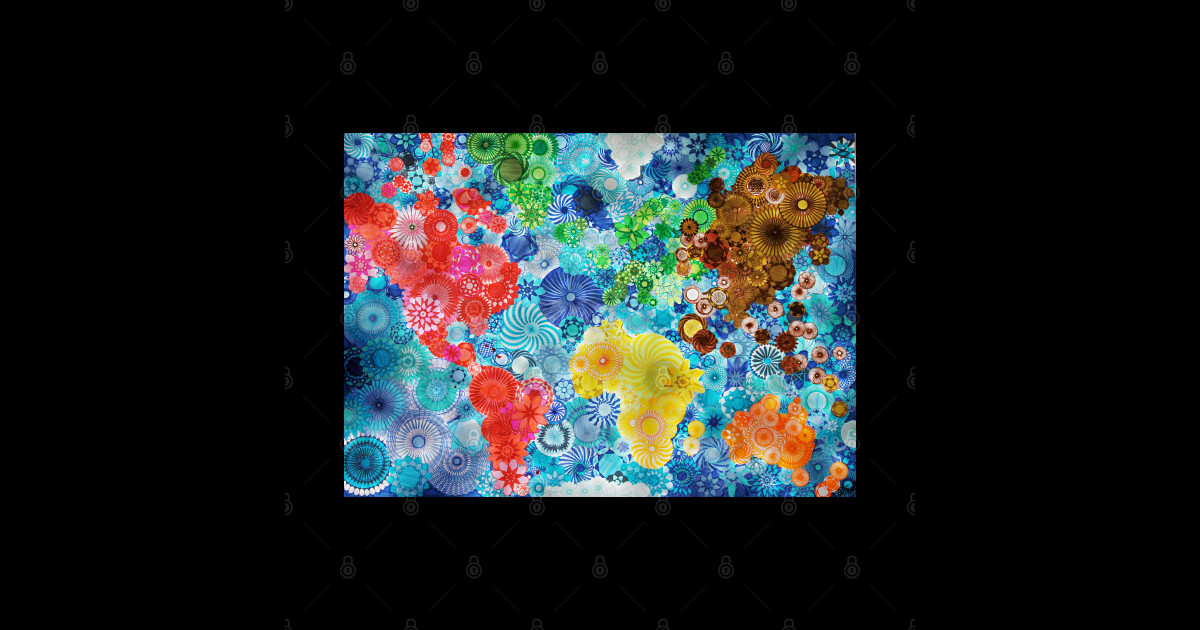 Spirograph World Map: a Patterned Spirograph Collage - Spirograph ...