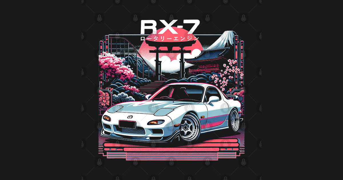 RX-7 Japan - Rx7 - T-Shirt | TeePublic