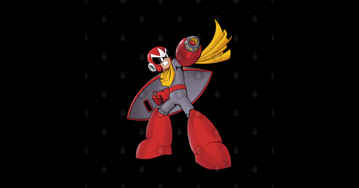 Proto Man - Mega Man - Sticker | TeePublic