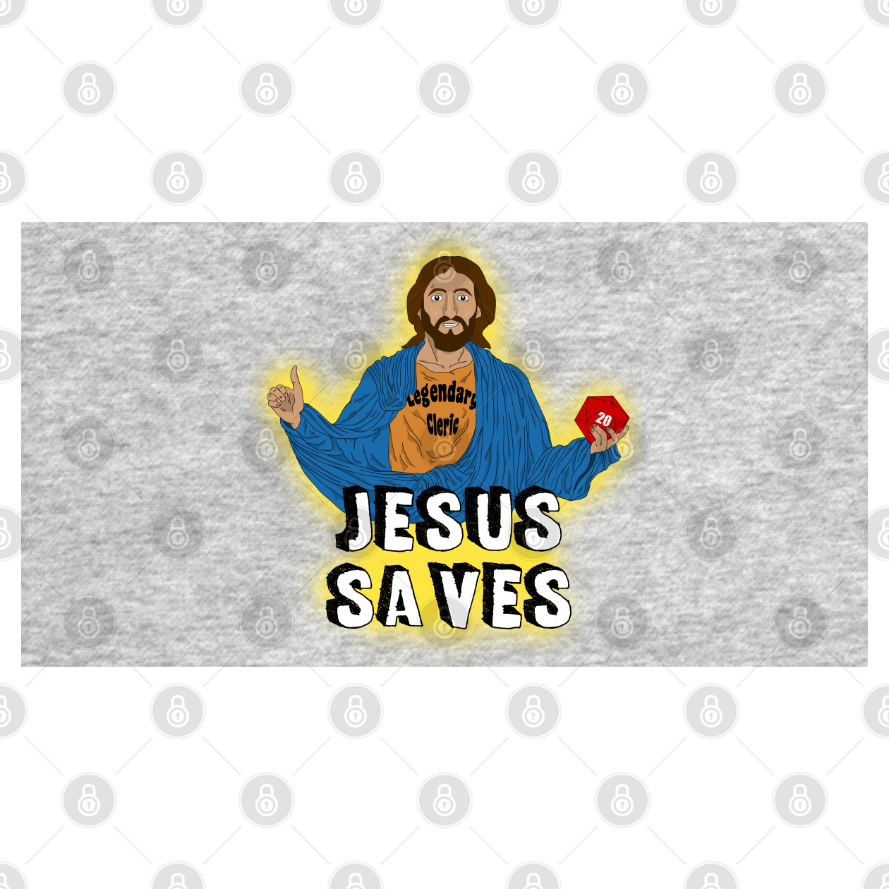 Jesus playing DnD - Jesus - Baseball T-Shirt | TeePublic