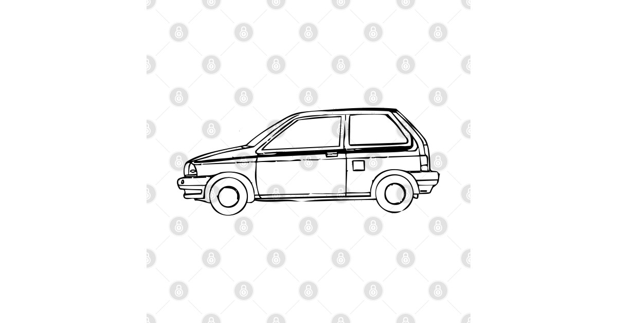 Ford Festiva Design - Ford Festiva - T-Shirt | TeePublic