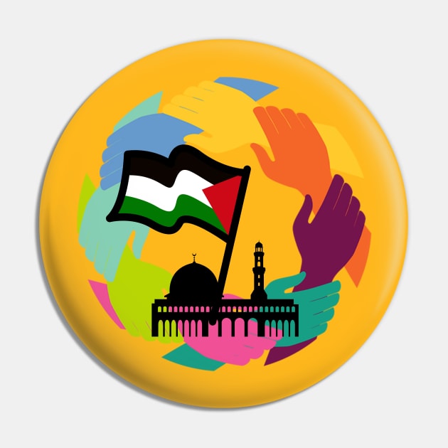 Palestine Solidarity - Free Palestine - Palestine Solidarity - Pin ...