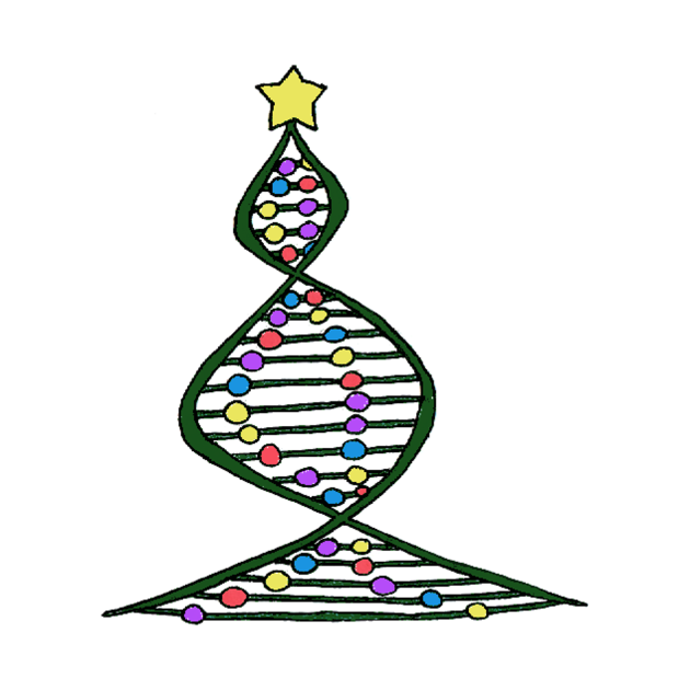 DNA of a Christmas Tree - Christmas - T-Shirt | TeePublic
