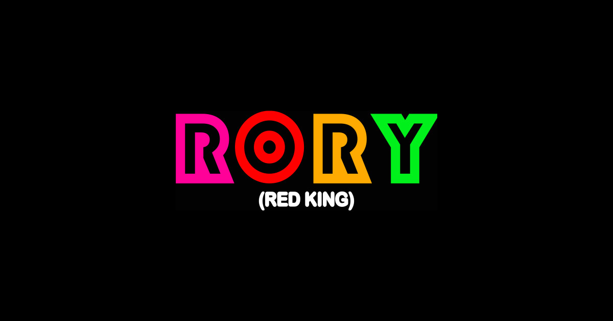 Rory - Red King - Rory - Sticker | TeePublic