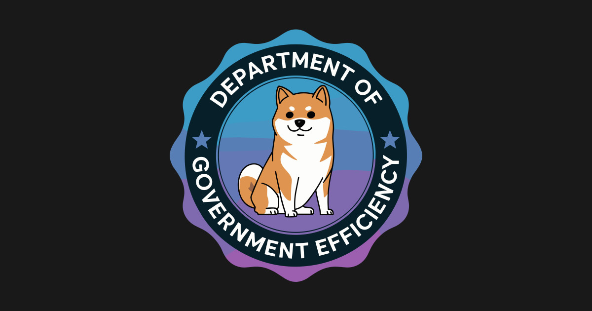 Doge Department of Government Efficiency Shiba Inu Emblem - Government ...