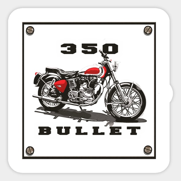 350 Bullet Royal Enfield - 350 Bullet Royal Enfield - Sticker | TeePublic