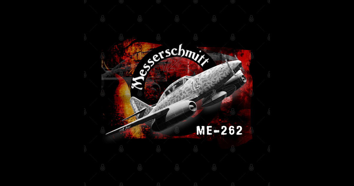 Messerschmitt ME-262 - Me 262 Jetfighter - Sticker | TeePublic