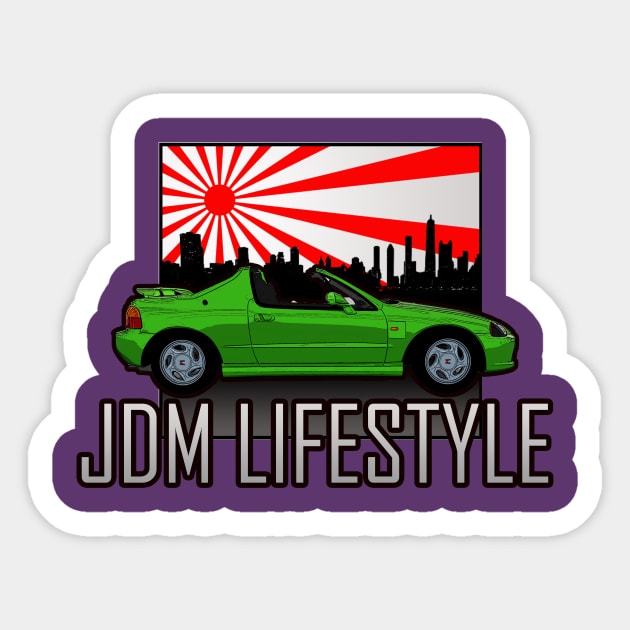 Honda CRX Del Sol - Jdm - Sticker | TeePublic