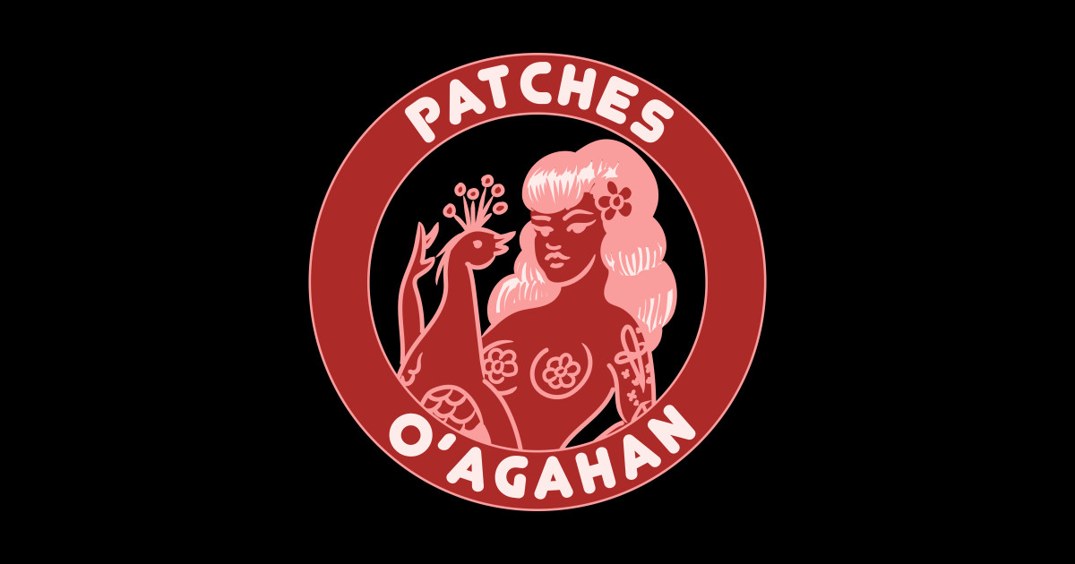 Patches O'Agahan Official Logo Maroon - Logo - Magnet | TeePublic