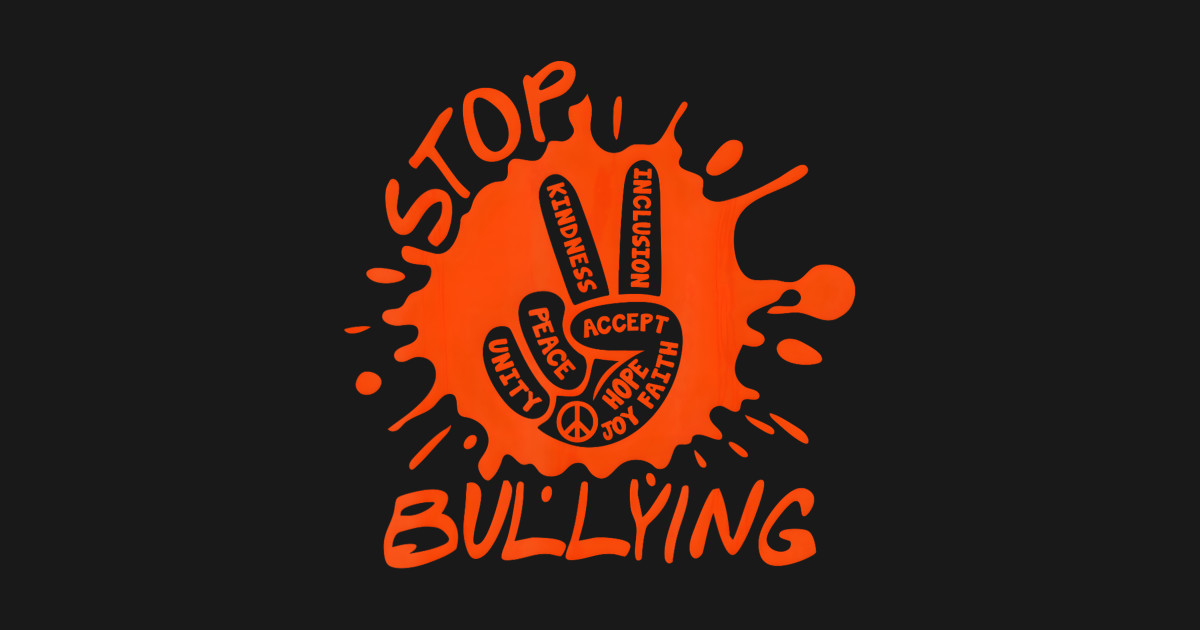 Unity Day Orange Bullying Peace Love Sign Language - Anti Bullying ...
