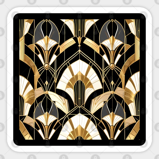 Art Deco Glamour - Art Deco - Sticker | TeePublic