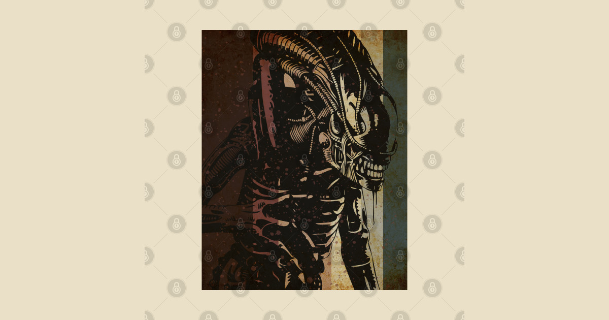 Hunter Xenomorph - Alien Movie - T-Shirt | TeePublic