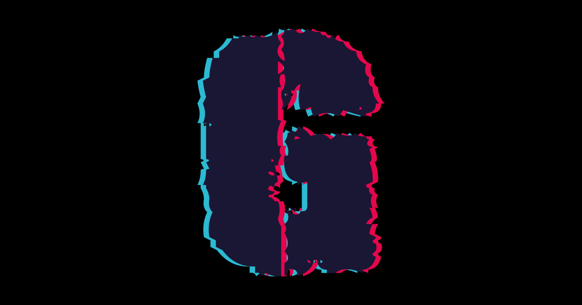Glitch letter G, distorted letter G - Letter G Gift - Sticker | TeePublic