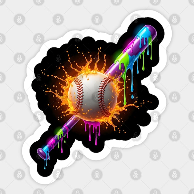 Respect The Drip Baseball Ice Cream Drip Halloween Men Boys - Halloween ...