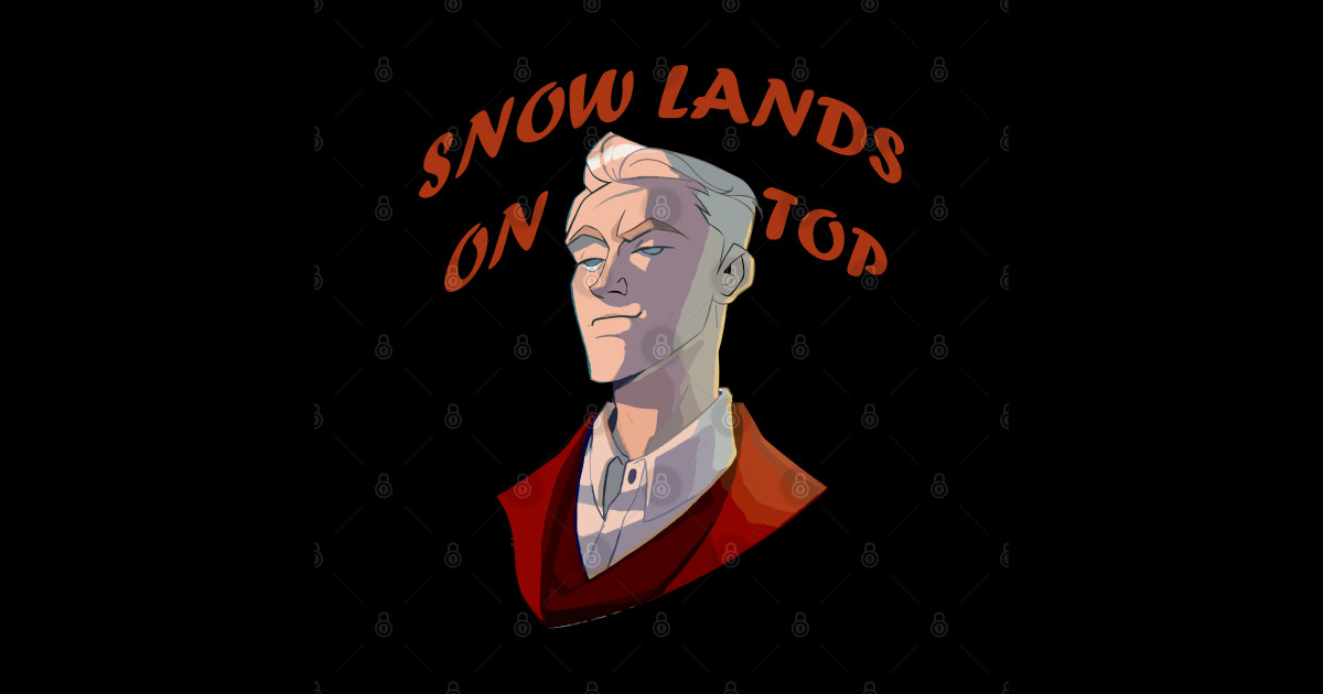 Snow Lands On Top Coriolanus Snow - Coriolanus Snow - Sticker | TeePublic