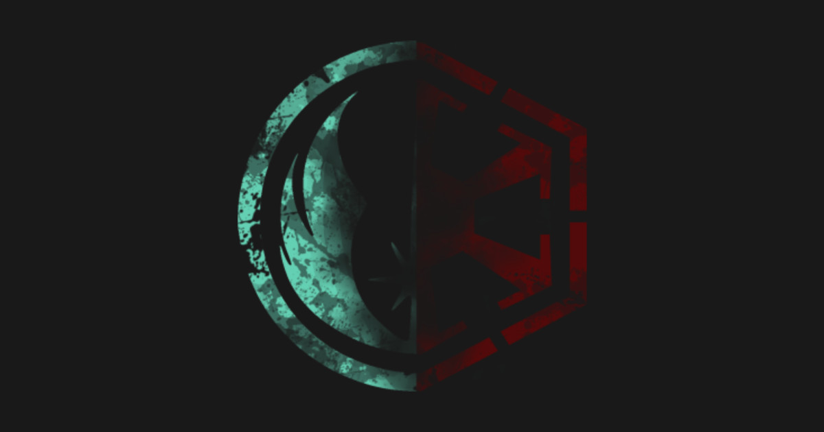 Star Wars: Jedi Emblem/Sith Emblem - Star Wars - T-Shirt | TeePublic