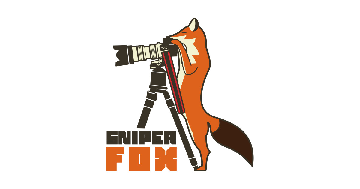 Sniper Fox - Fox - T-Shirt | TeePublic
