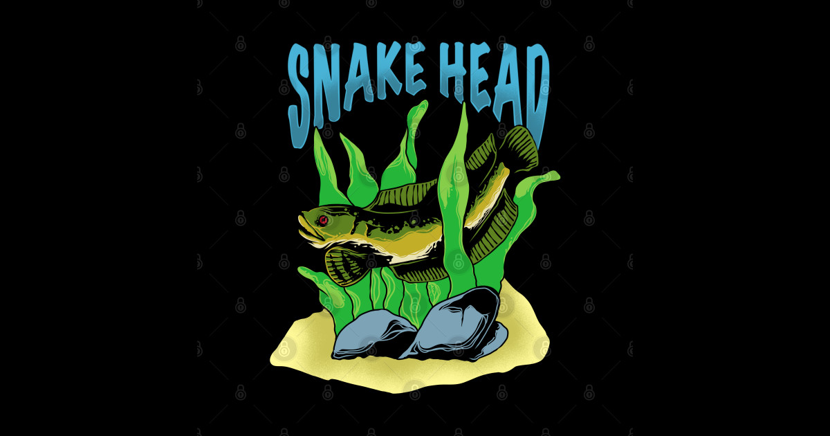 Snake head - Snakehead - Sticker | TeePublic