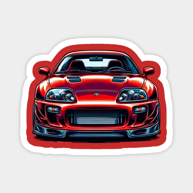 Toyota Supra MK4 - Toyota Supra - Magnet | TeePublic