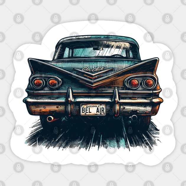 Chevrolet Bel Air - Chevrolet - Sticker | TeePublic