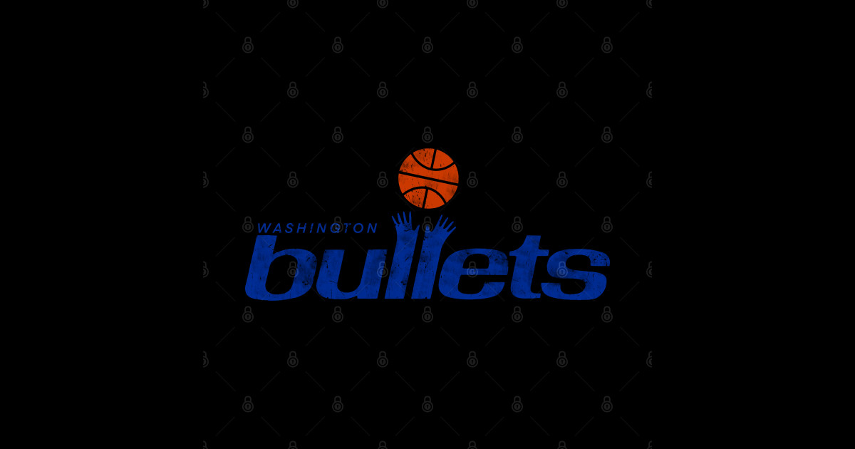 Vintage - Washington Bullets - Washington Bullets - Sticker | TeePublic