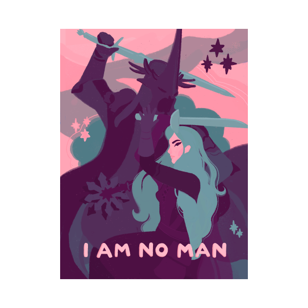 I Am No Man! Eowyn Fanart - Lotr - T-Shirt | TeePublic