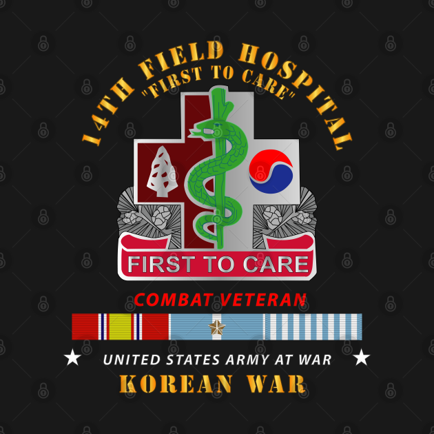14th Field Hospital - Korean War w KOREA War SVC - 14th Field Hospital ...