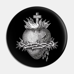 Sacred Heart Of Jesus Christ Pins and Buttons for Sale | TeePublic