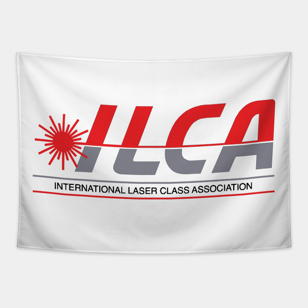 ILCA Logo -laser sailing class- Laser Sailing Class - Tapestry | TeePublic
