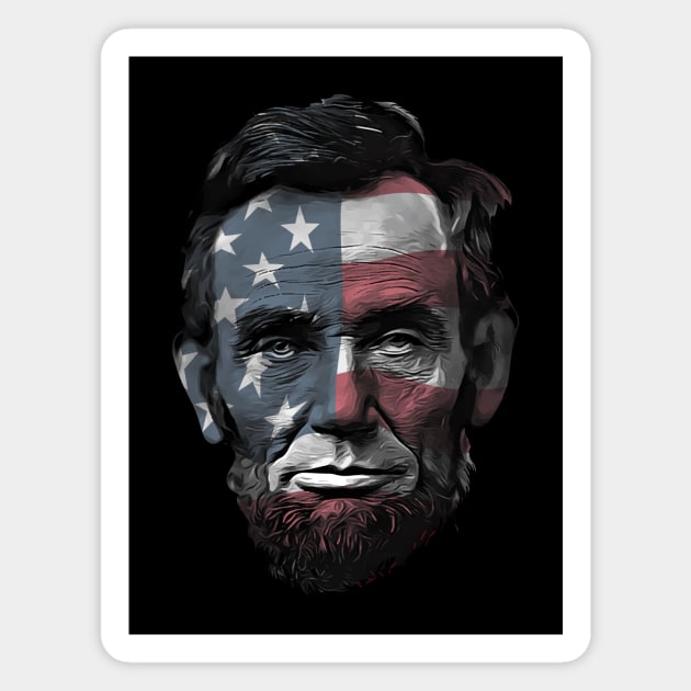 abe lincoln flags